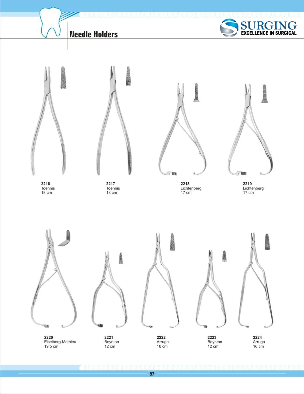 Needle Holders Saliva Ejectors - Surging