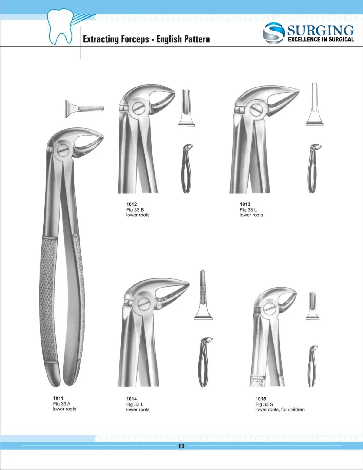 Extracting Forceps - Surging
